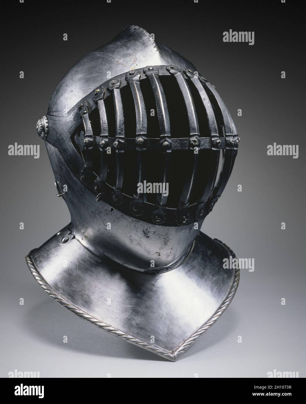 Helmet with Barred Visor, 1500s. England (?), 16th century (visor and ...