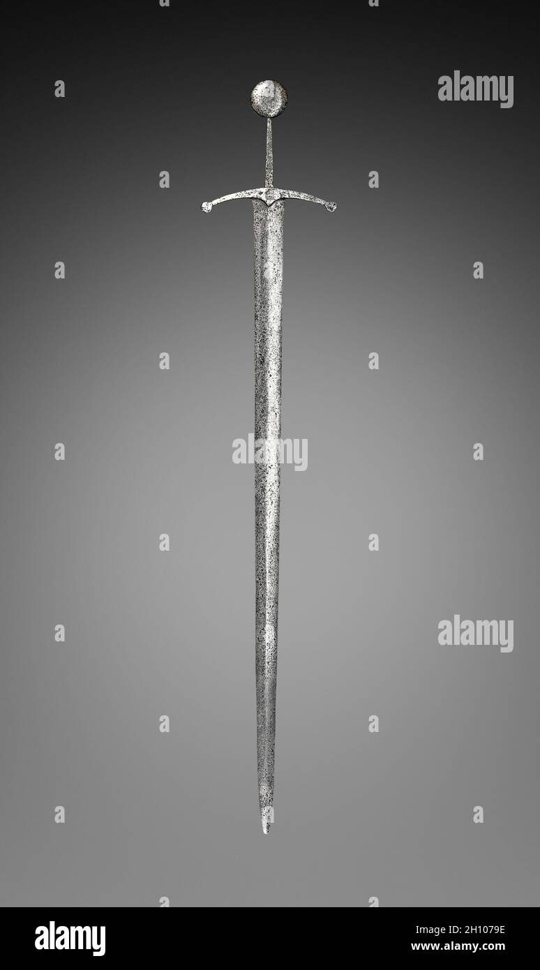 Sword, 1400s. European (unassigned), 15th century. Steel; overall: 103. ...