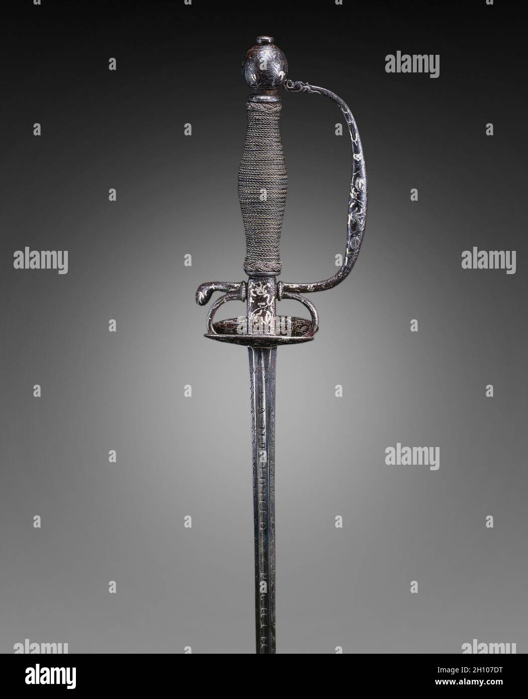 Small Sword for a Boy, c. 1650-1680. Italy, 17th century. Steel, wood ...