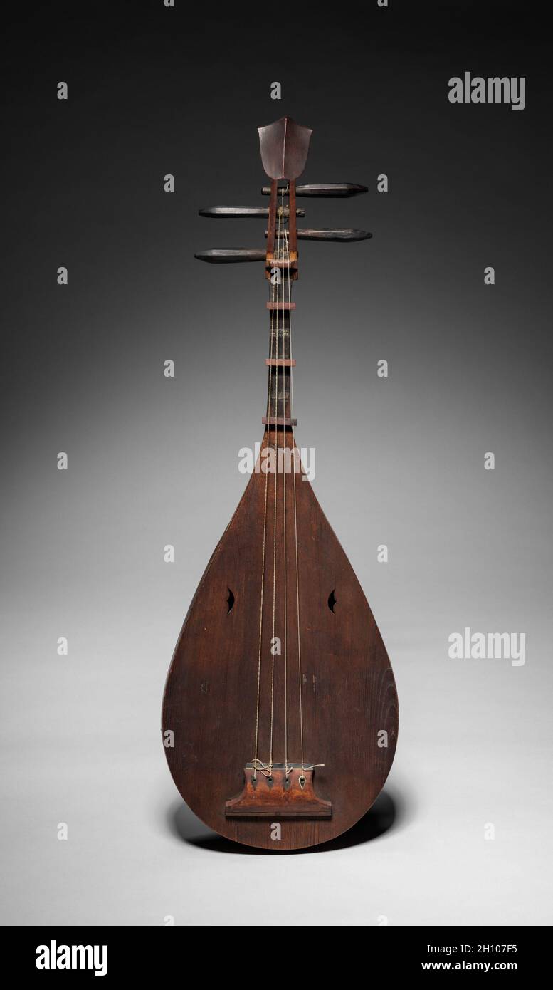 Heike Biwa, c. 1850. Japan, Meiji period (1868-1912). Wood, bone, silk ...