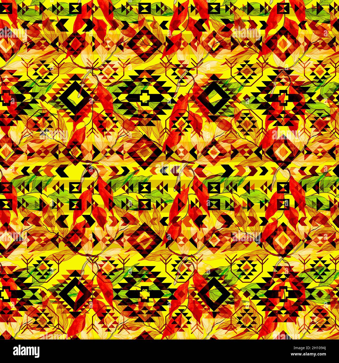 colorful textile print patterns, pillow designs Stock Photo - Alamy