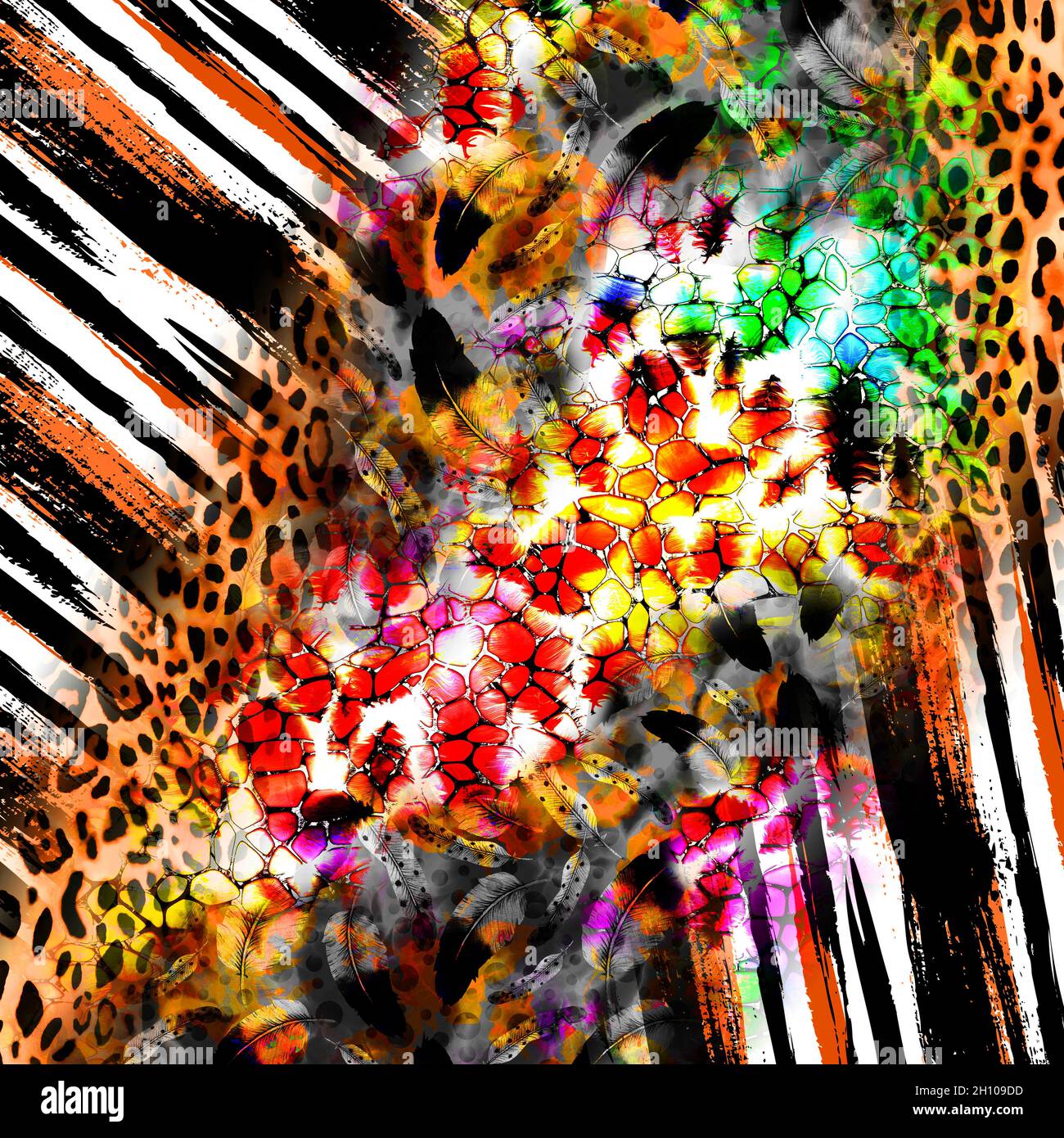 colorful textile print patterns, pillow designs Stock Photo - Alamy