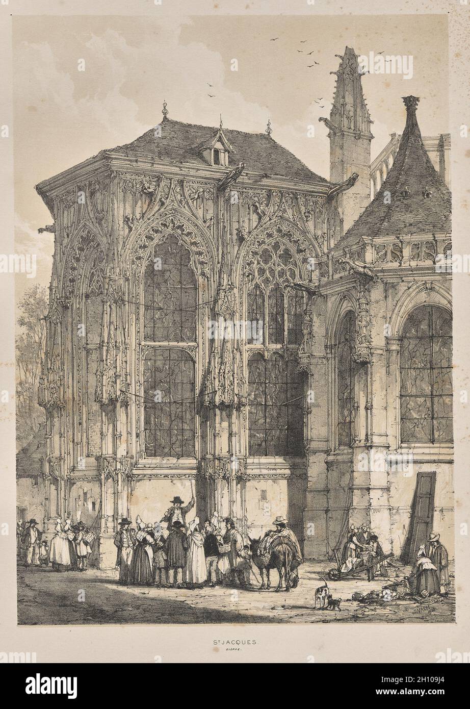 Architecture of the Middle Ages: St. Jacques, Dieppe, East End ...