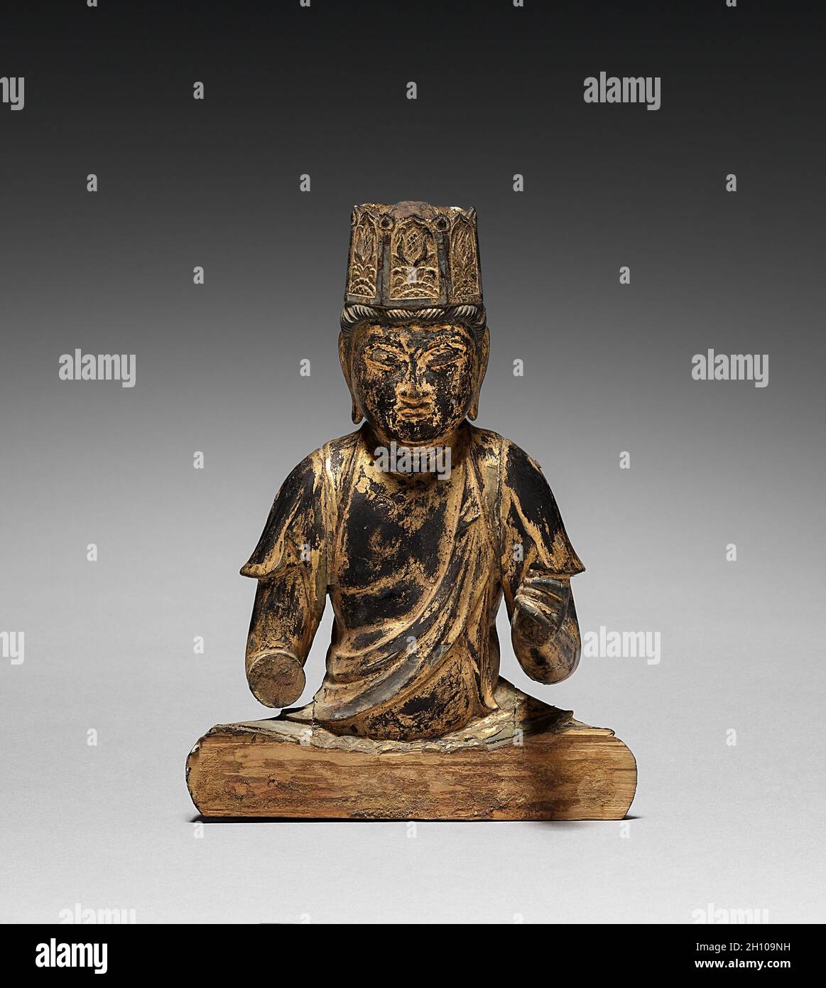 Bodhisattva, 900s-1100s. Japan, Heian period (794–1185). Gilded wood ...