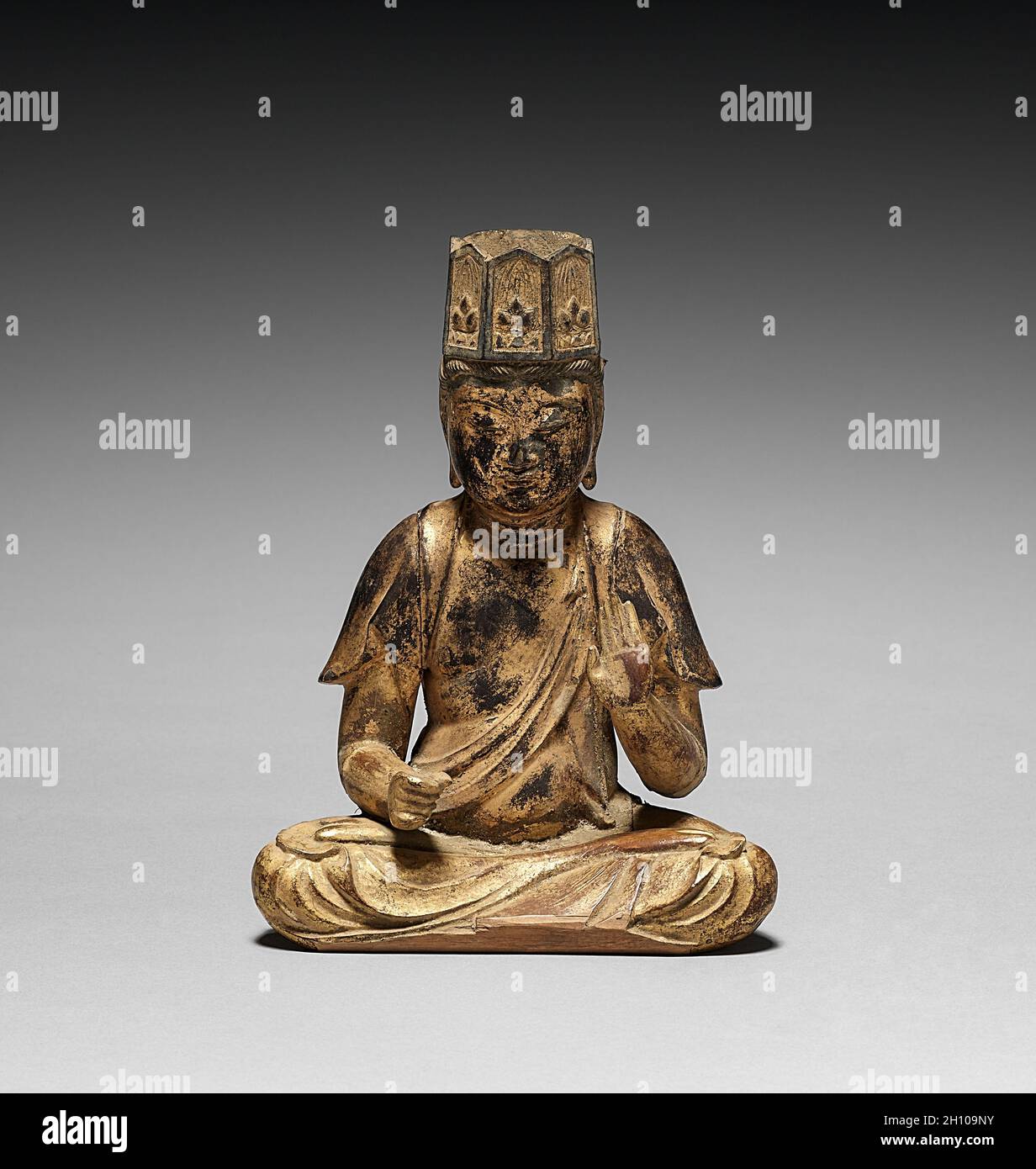 Bodhisattva, 900s-1100s. Japan, Heian period (794–1185). Gilded wood ...