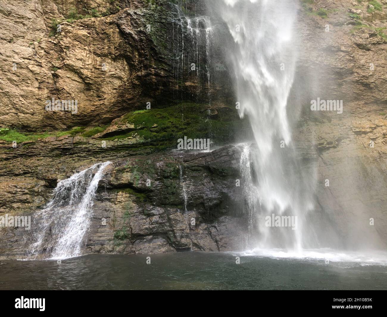 Rainforest and waterfall Perucica, Bosnia and Herzegovina Stock Photo ...
