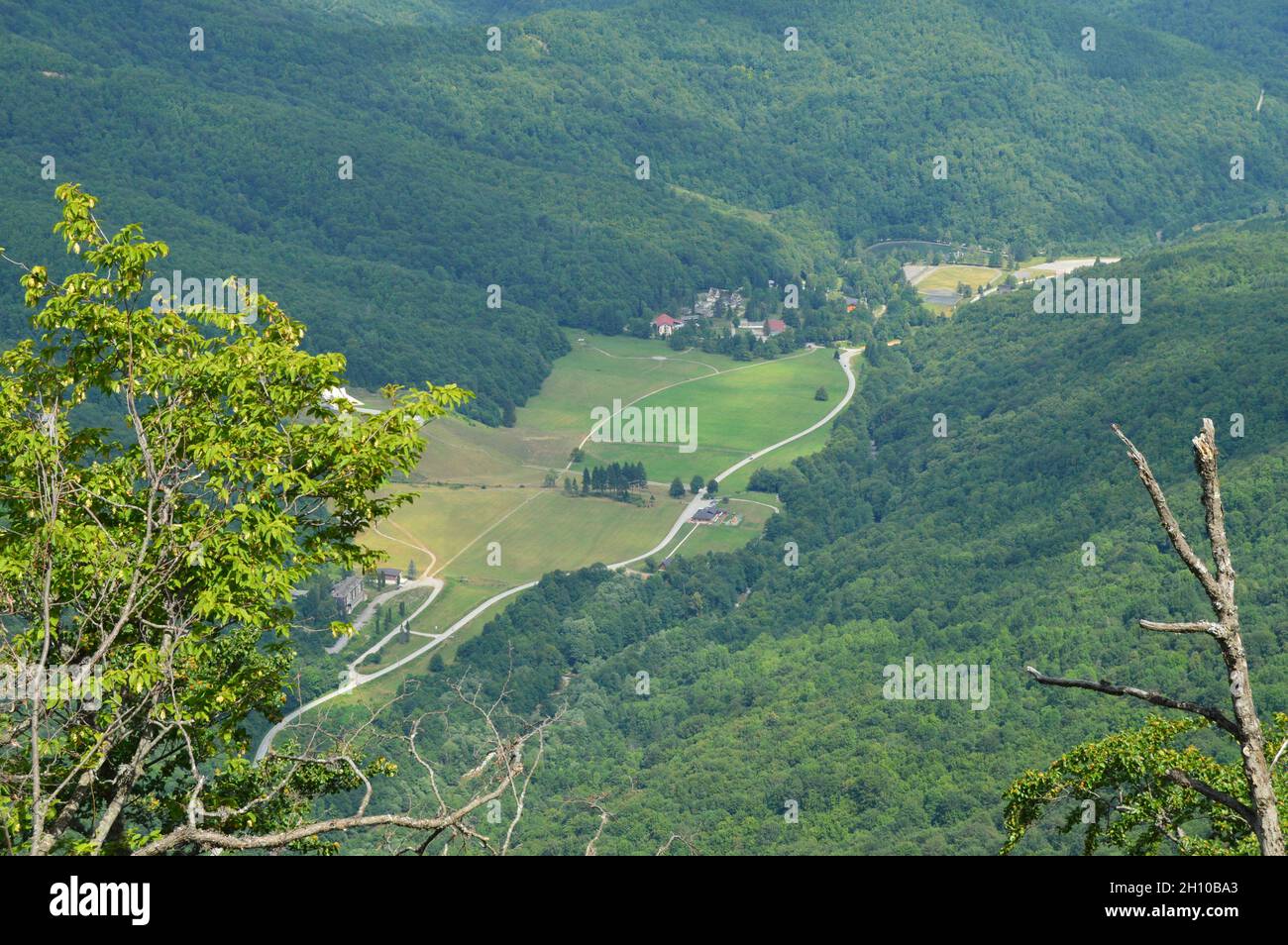 Rainforest and waterfall Perucica, Bosnia and Herzegovina Stock Photo ...