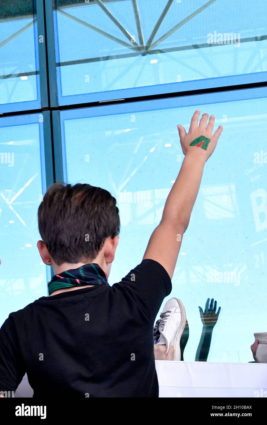 Rome, Italy. 15th Oct, 2021. Rome, Alitalia employee demonstration in ...