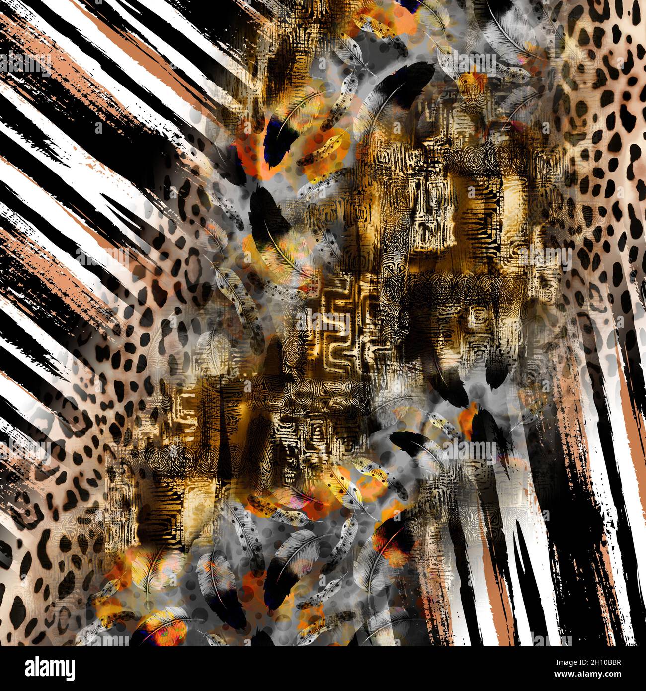 colorful textile print patterns, pillow designs Stock Photo - Alamy