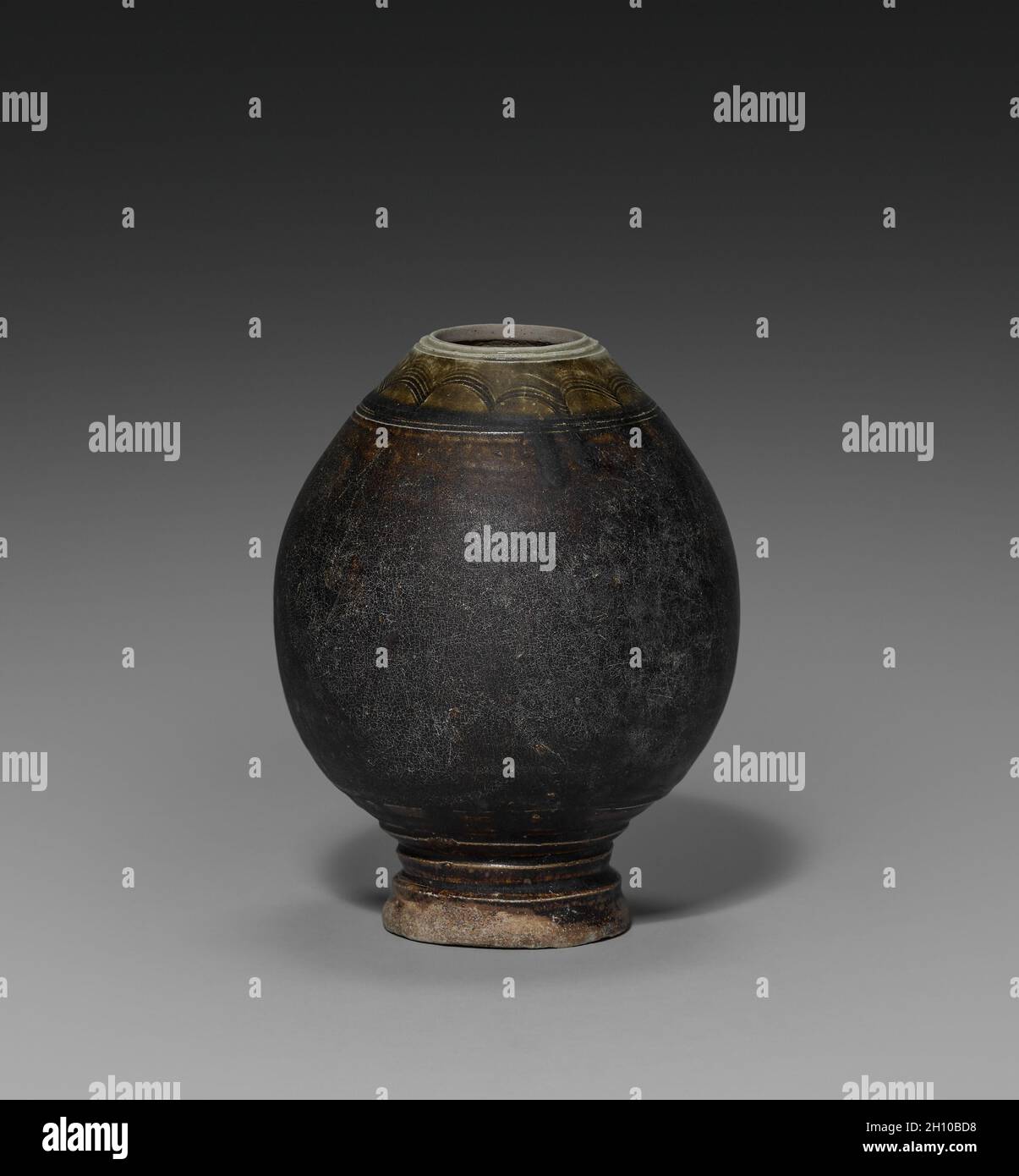 Jar in the Shape of a Fruit, 1100s. Cambodia, Northeast Thai kiln ...