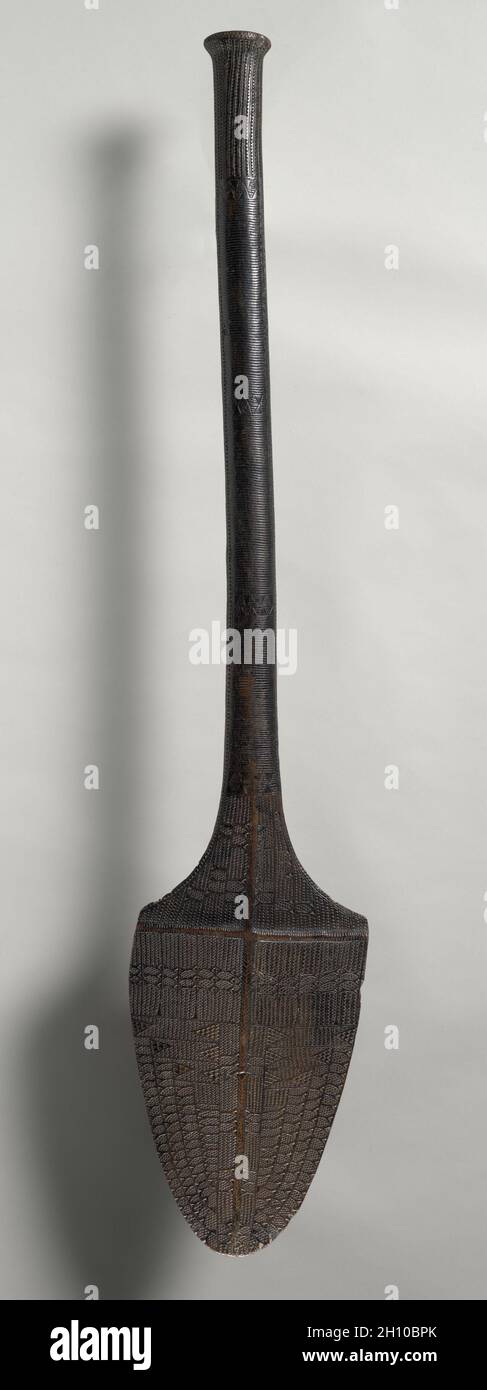 Club, 1700s-1800s. Polynesia, Fiji Islands, 18th-19th Century. Wood ...