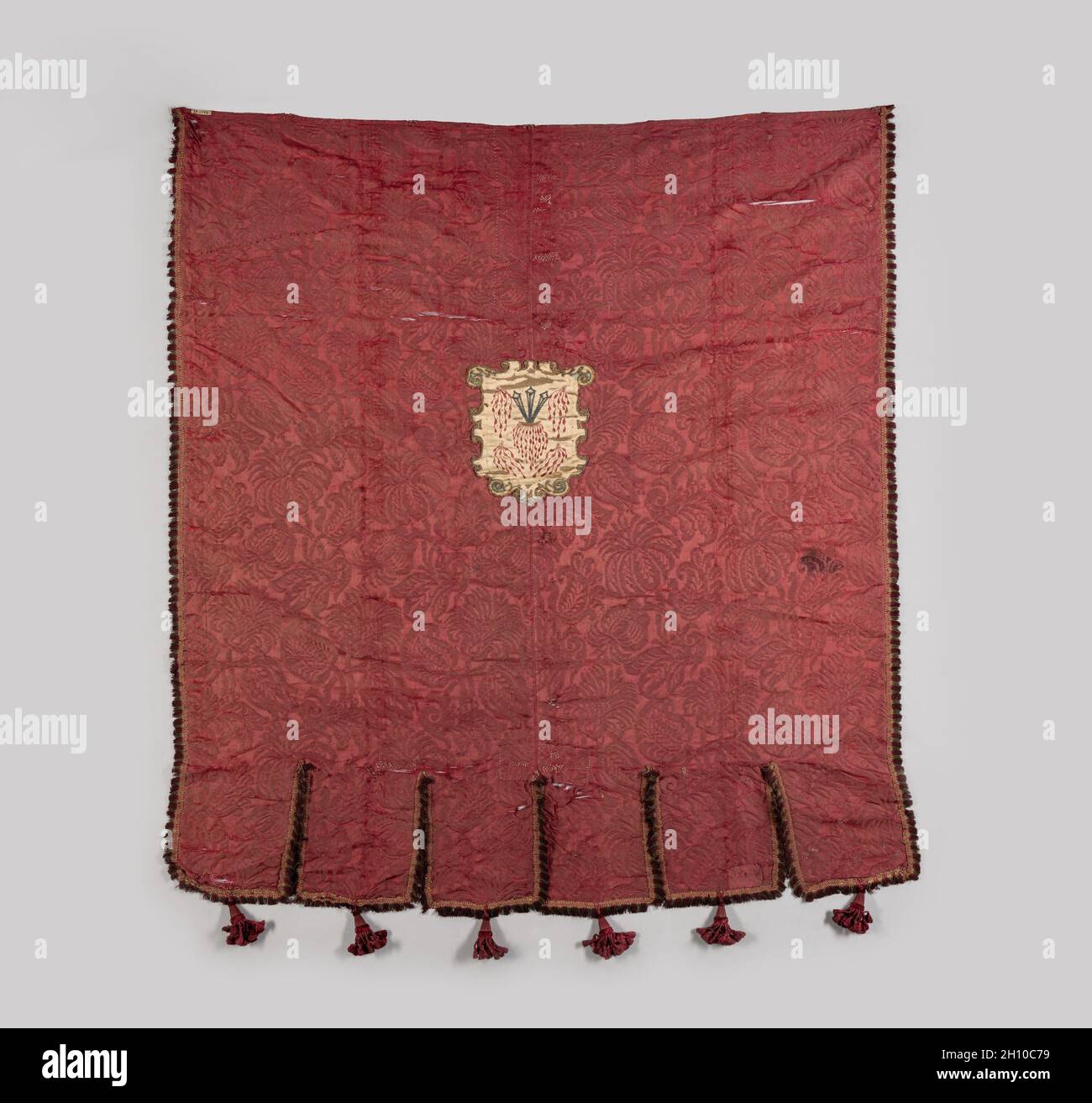 Banner with Medallions of Christ's Passion (banner), 1700s. Spain, 18th ...