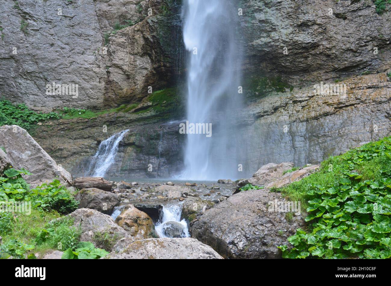 Rainforest and waterfall Perucica, Bosnia and Herzegovina Stock Photo ...