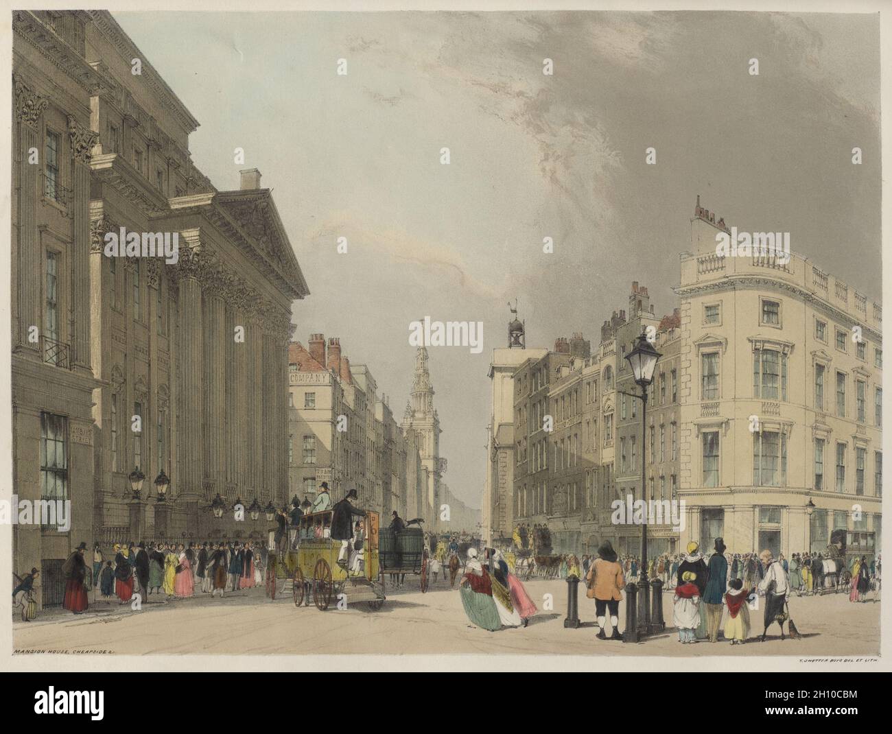 Cheapside london 19th century hi-res stock photography and images - Alamy