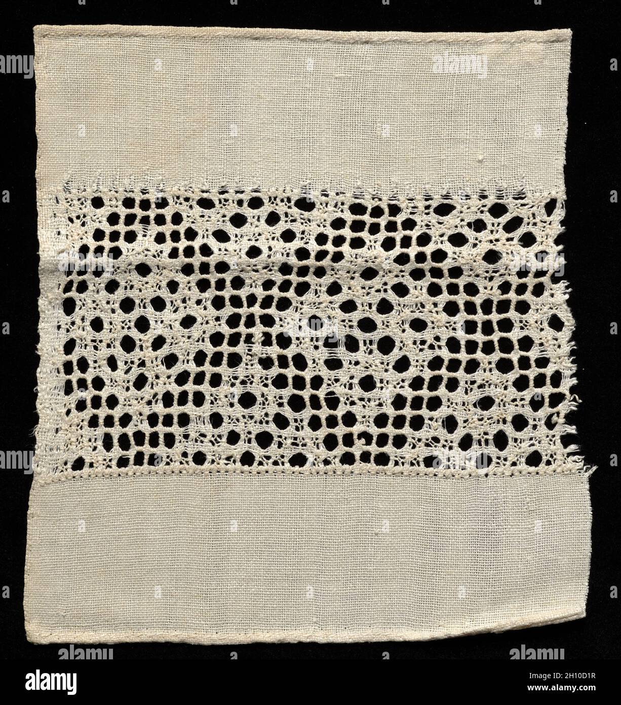 Needlepoint (Drawnwork) Lace Band, 18th-early 19th century. Spain, 18th ...