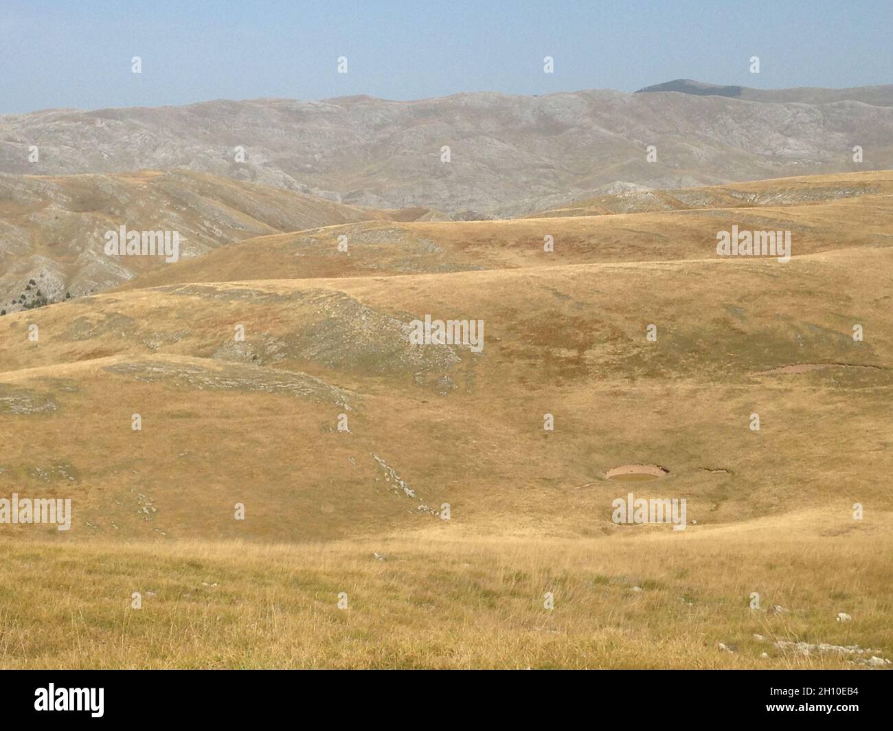 A hiking day on Bjelasnica mountain, Obalj peak Stock Photo - Alamy