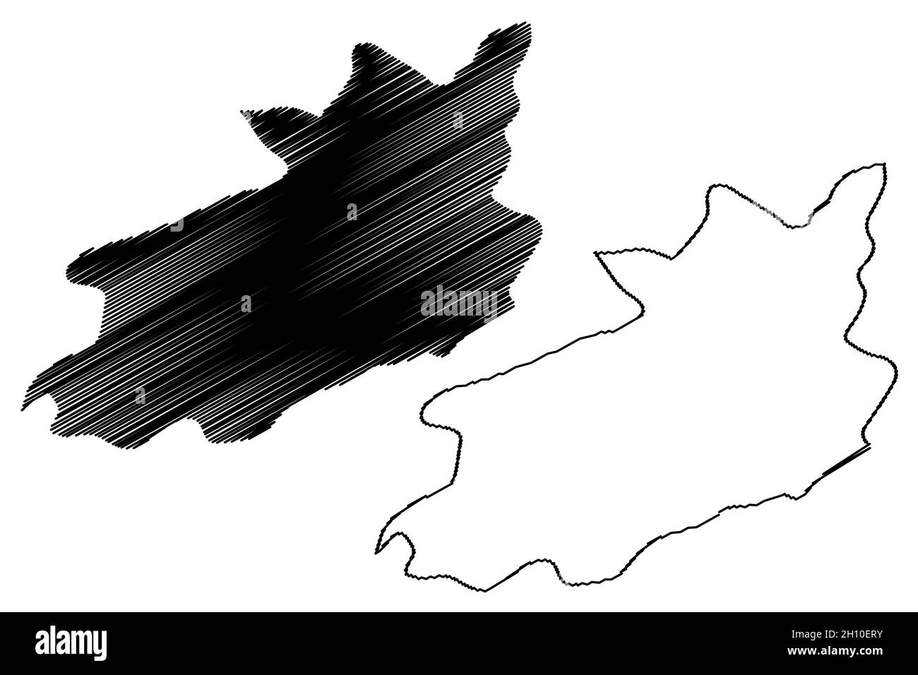 Lepa-Rada district (Arunachal Pradesh State, Republic of India) map ...