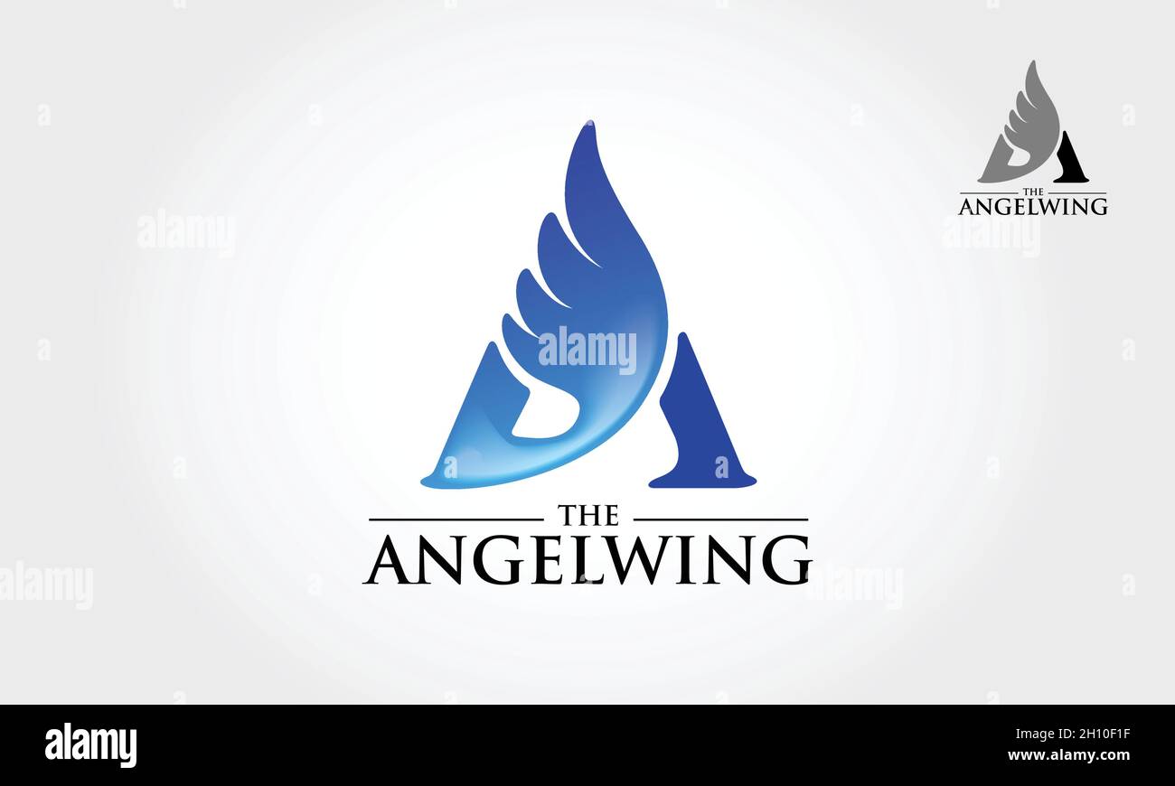 The Angelwing Vector Logo Illustration. Business corporate letter `A ...