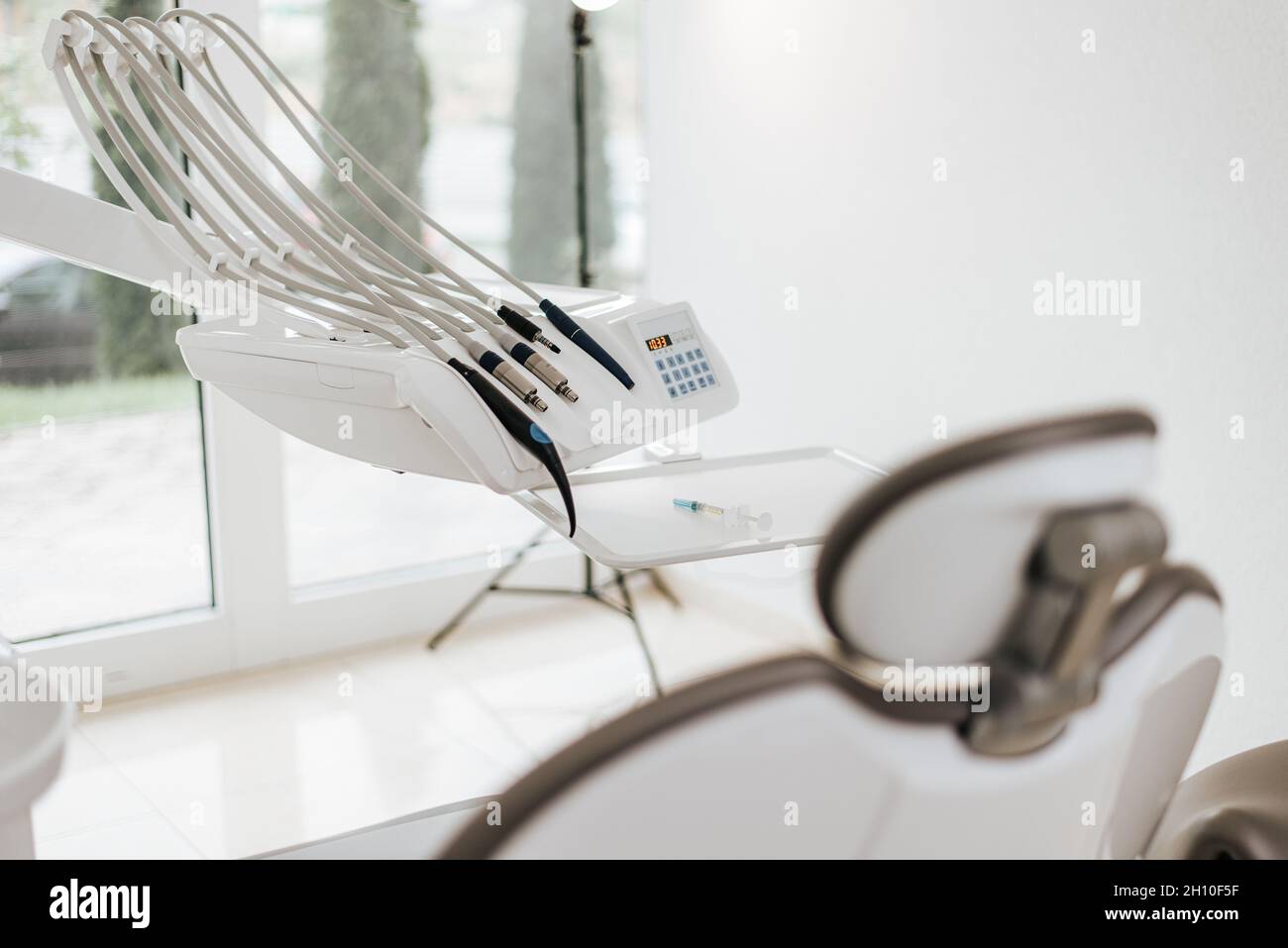 Doctor's office with medical instruments Stock Photo - Alamy