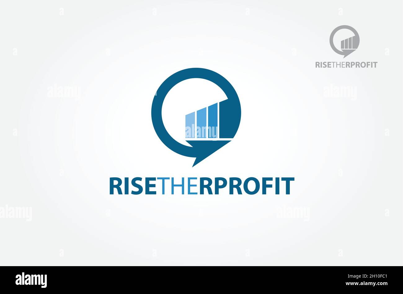 Riset The Profit Vector Logo Template. Vector symbol concept for ...