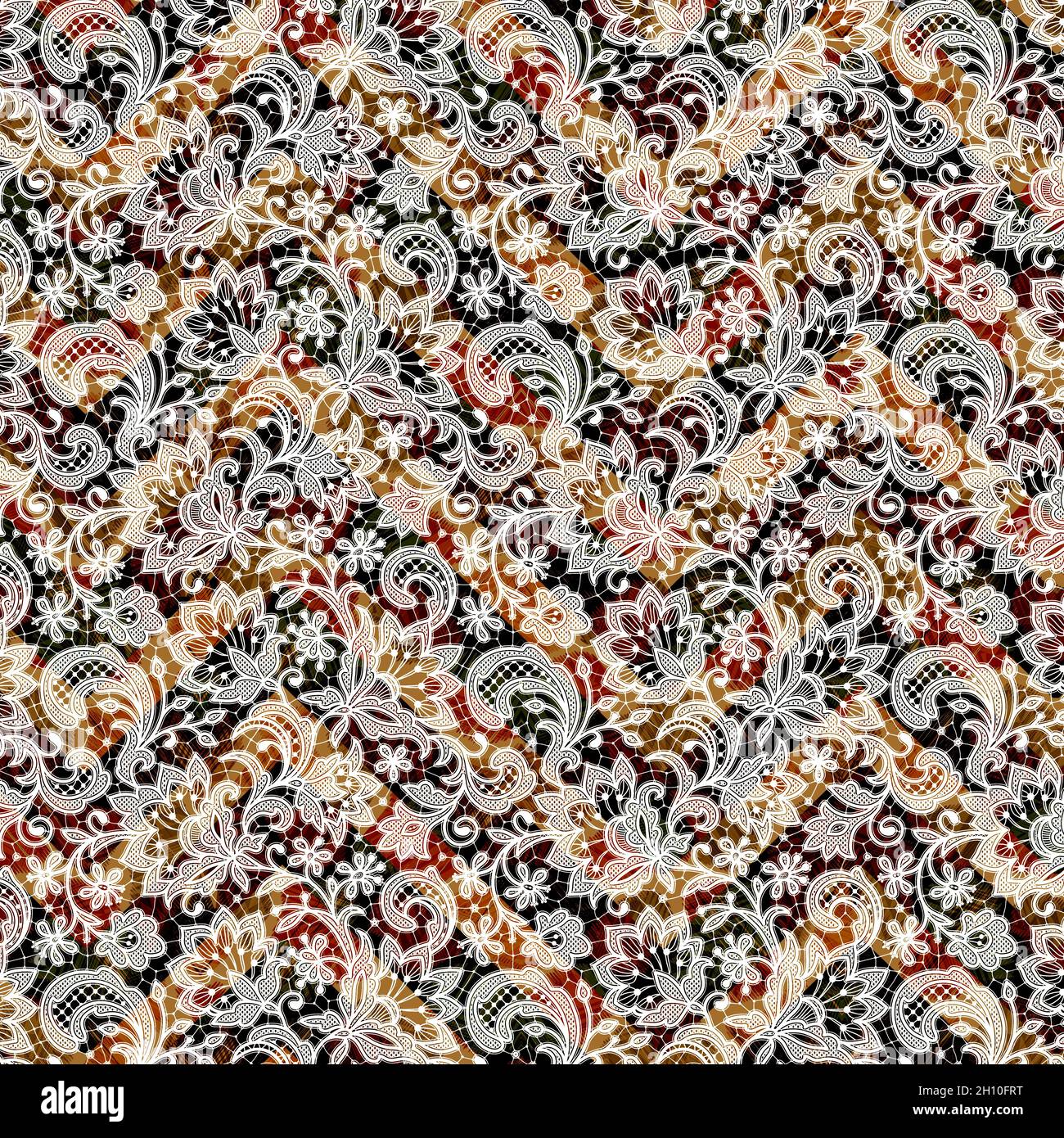 colorful textile print patterns, pillow designs Stock Photo - Alamy