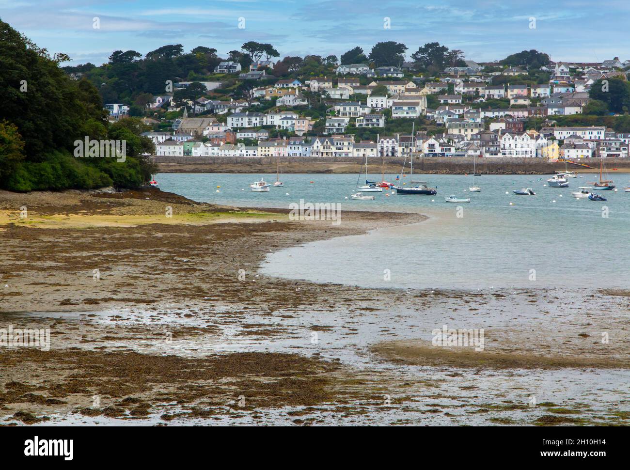 St Anthony Head and the Falmouth Eastuary on the Roseland Peninsula ...