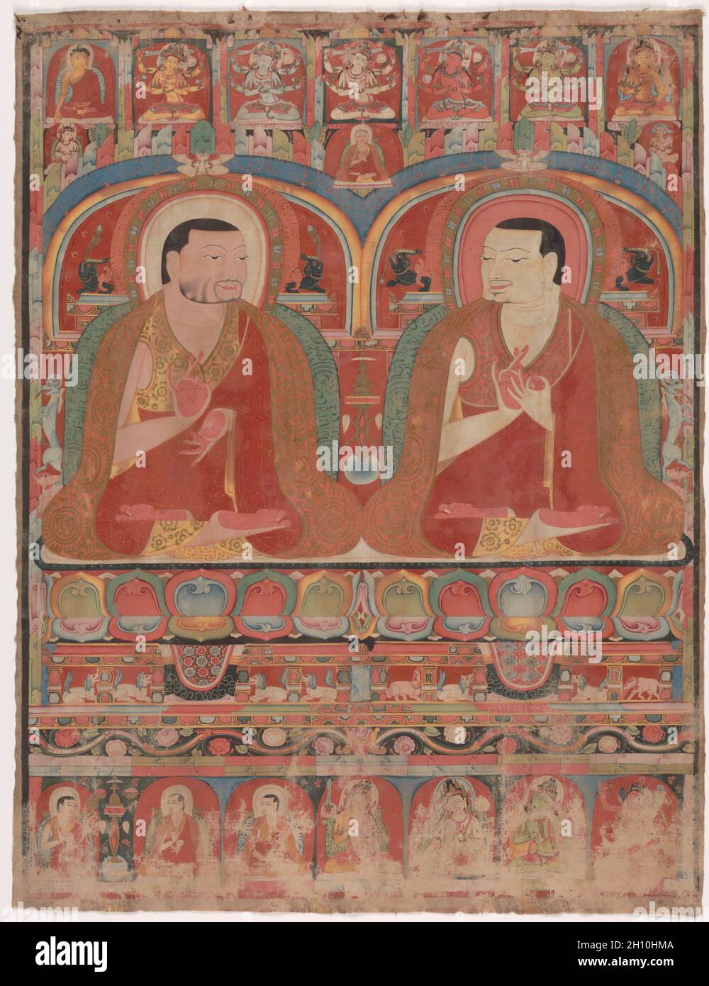 Portraits of Two Lineage Masters of the Kagyu Order: Phagmo Drupa (1110 ...