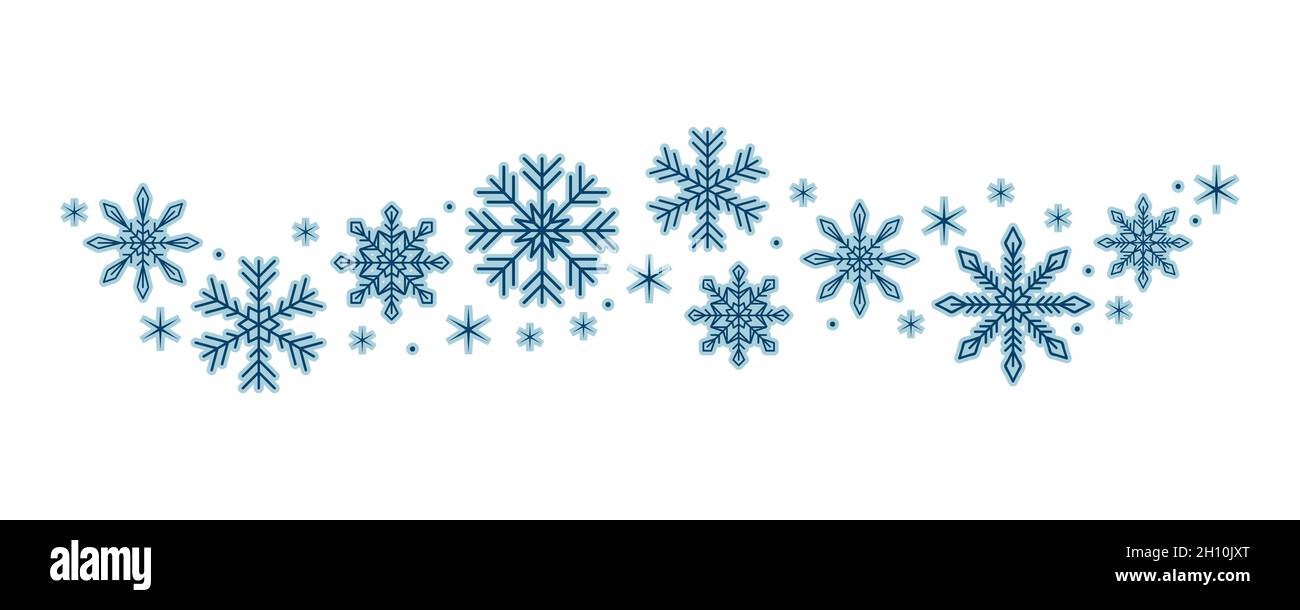 Snowflake Clipart Border