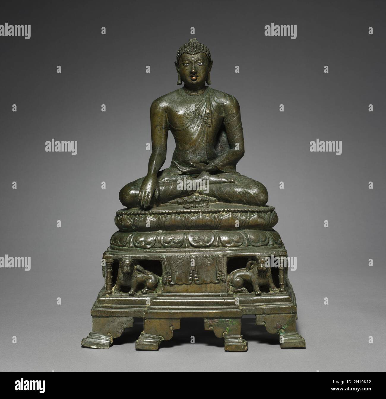 Akshobhya: the Buddha of the East, late 800s. Northeast India, Bihar ...