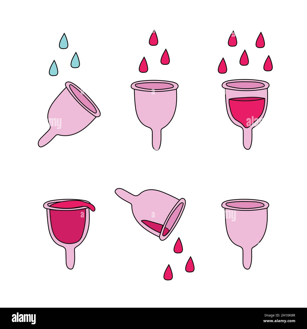 Menstruation cups hi-res stock photography and images - Alamy