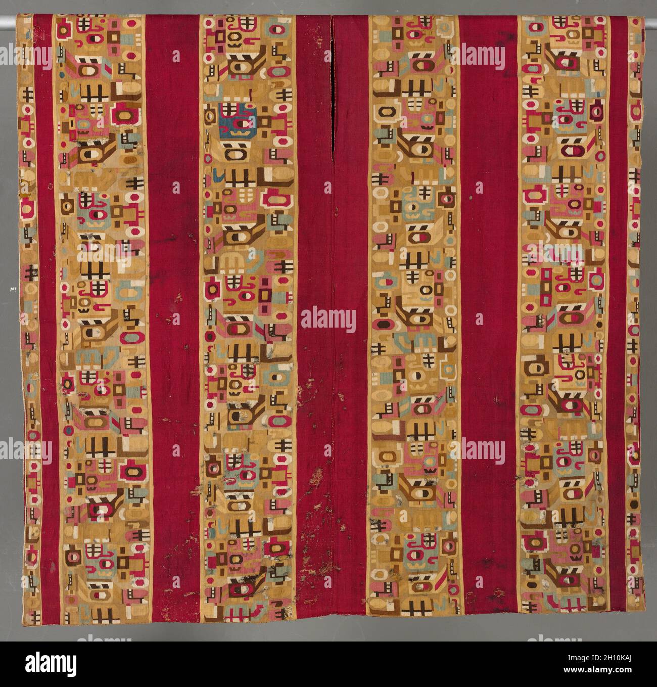 Tunic with Sacrificer, 600-1000. South America, Peru, Central Andes ...