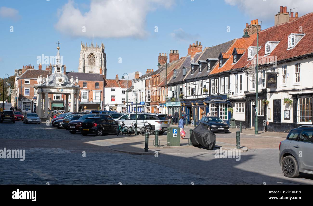 Beverley saturday market square hi-res stock photography and images - Alamy