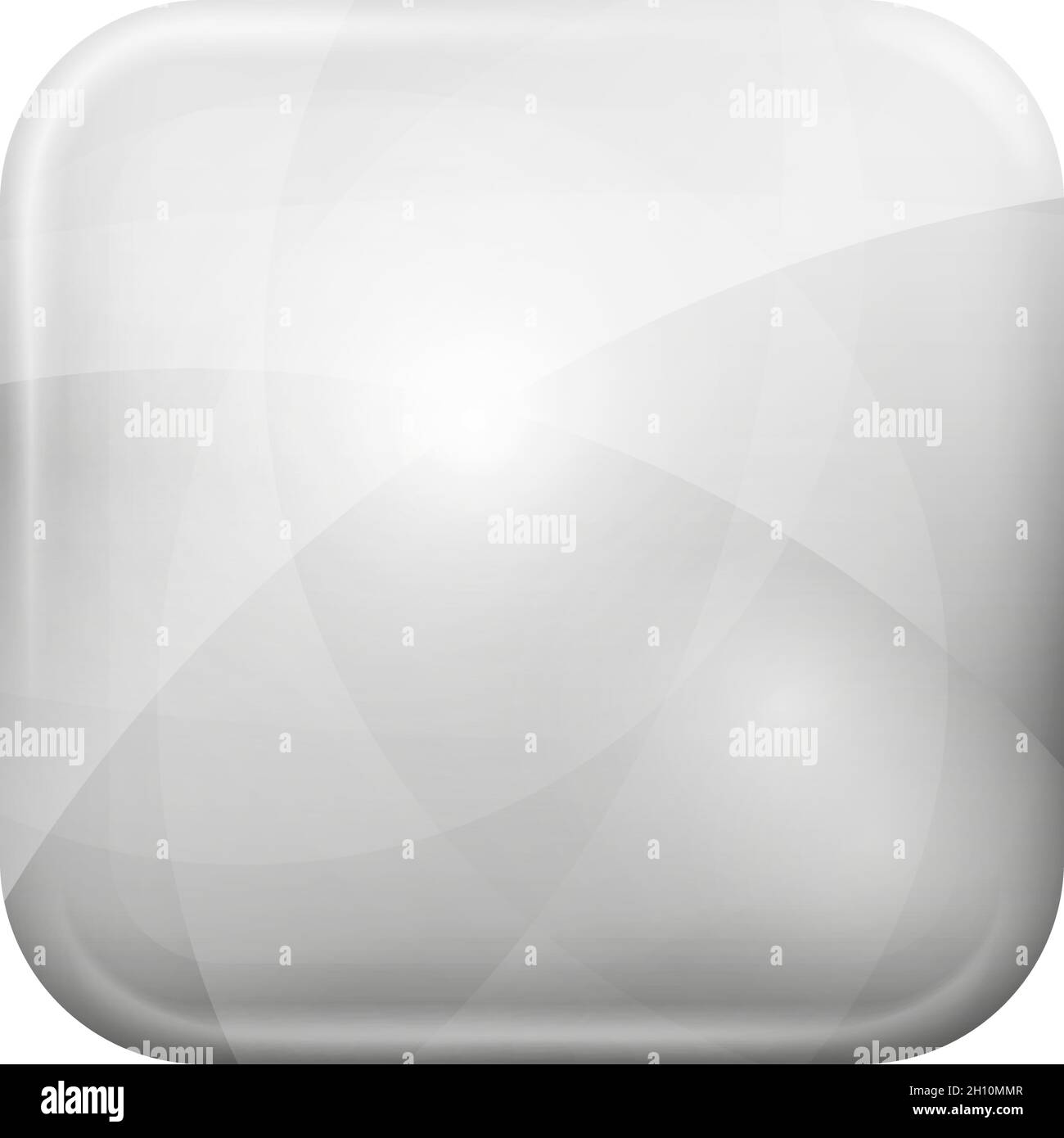 Marble button white colored glass vector square Stock Vector Image ...