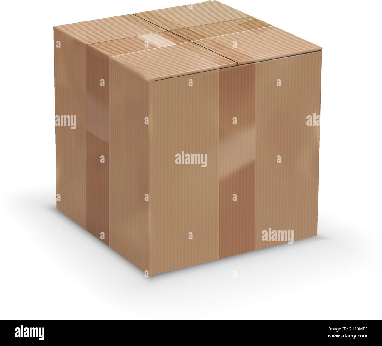 Cardboard box for stuff, vector illustration Stock Vector Image & Art ...