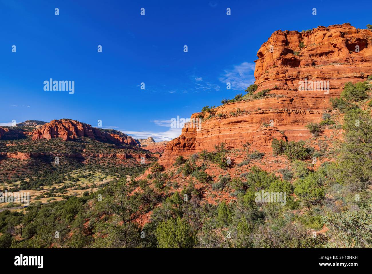 Sunny beautiful landscape of Sedona, Arizona Stock Photo - Alamy