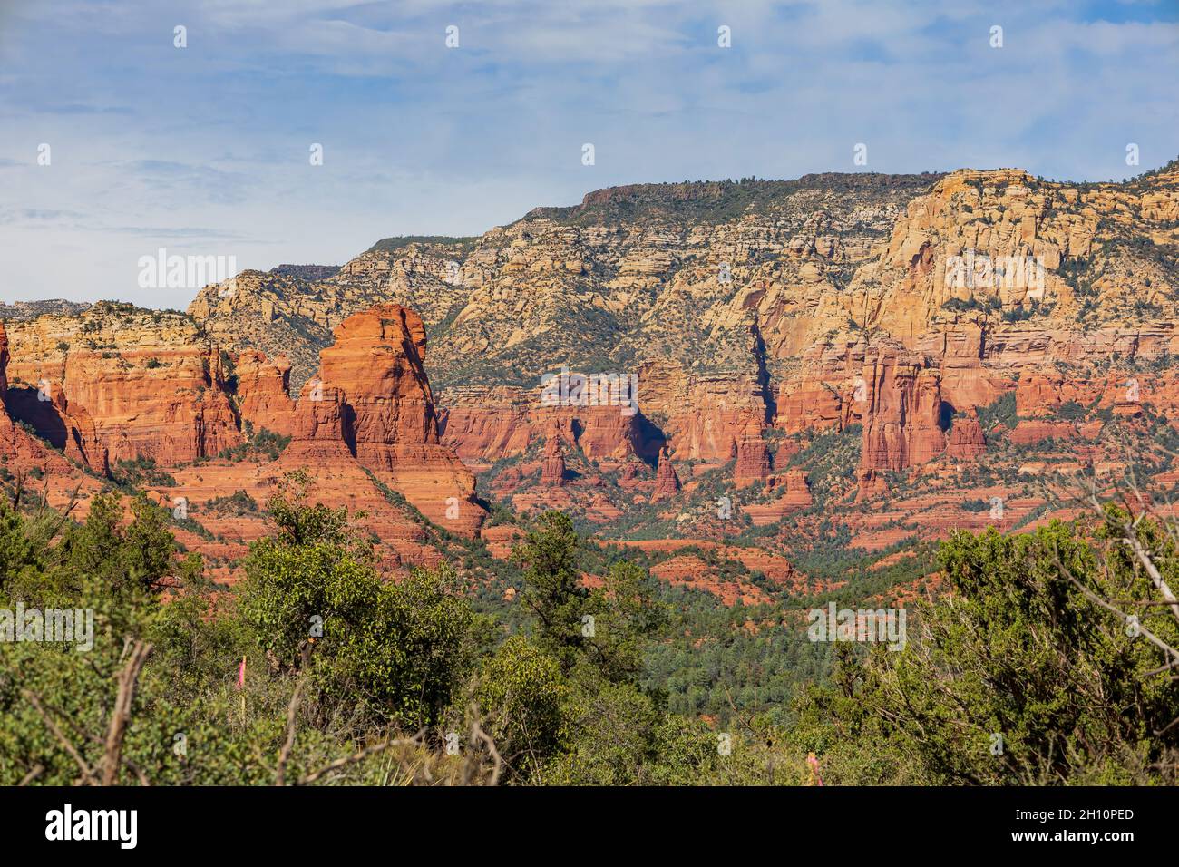 Sunny beautiful landscape of Sedona, Arizona Stock Photo - Alamy