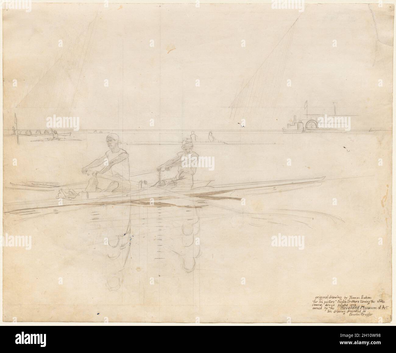 The Biglin Brothers Turning the Stake, 1873. Thomas Eakins (American ...