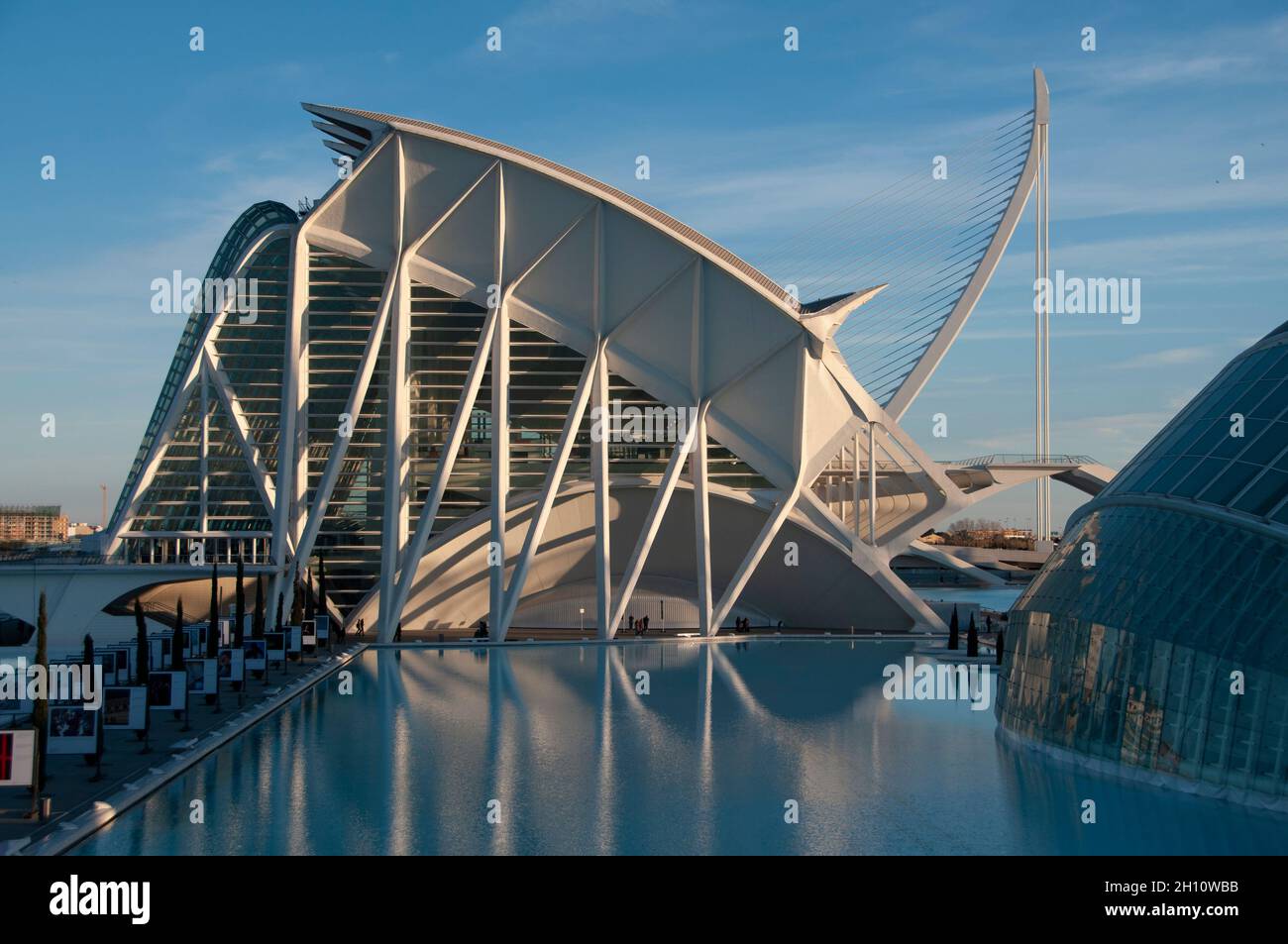 Museu de les Ciències Príncipe Felipe (2000) and Assut de l'Or Bridge ...