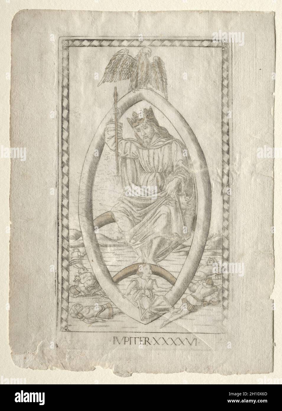 Jupiter (from the Tarocchi, series A: Firmaments of the Universe, #46 ...