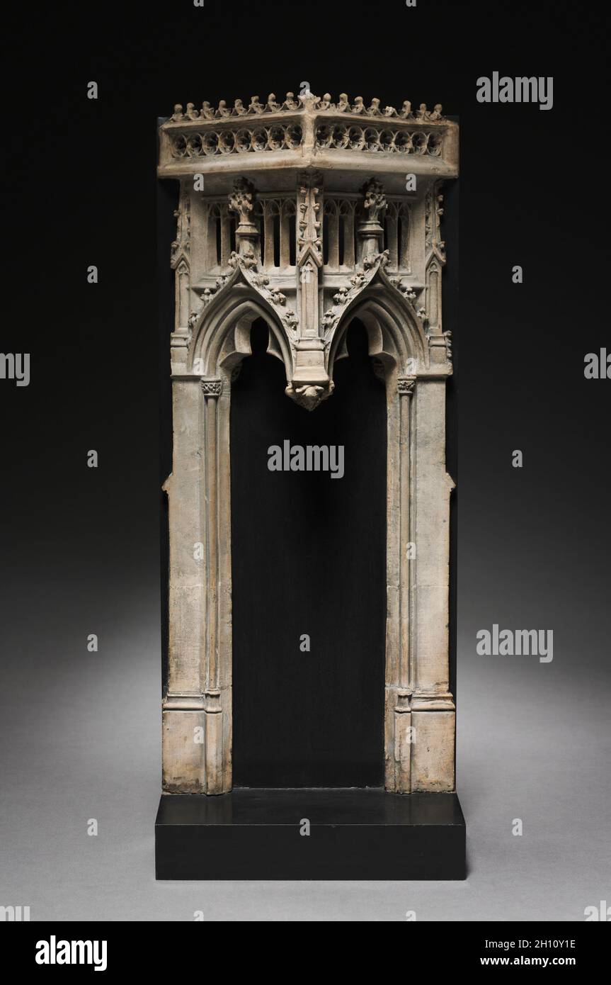 Architectural Canopy, c. 1450-1475. France, Burgundy, 15th century ...