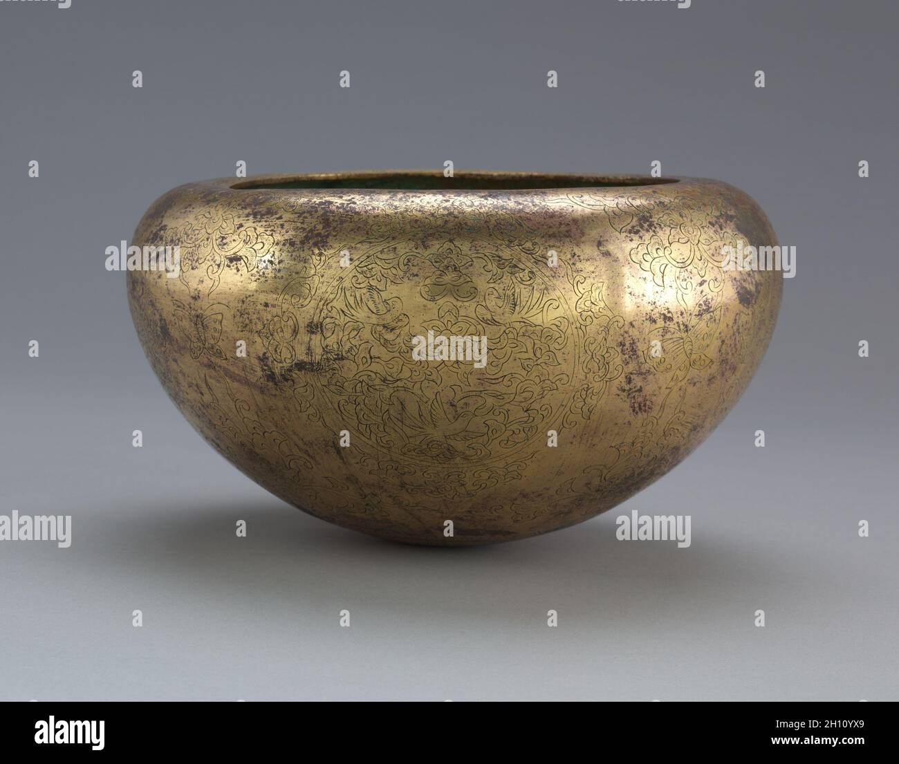 Alms Bowl, c. 900s. Japan, Heian period (794–1185). Gilt bronze ...