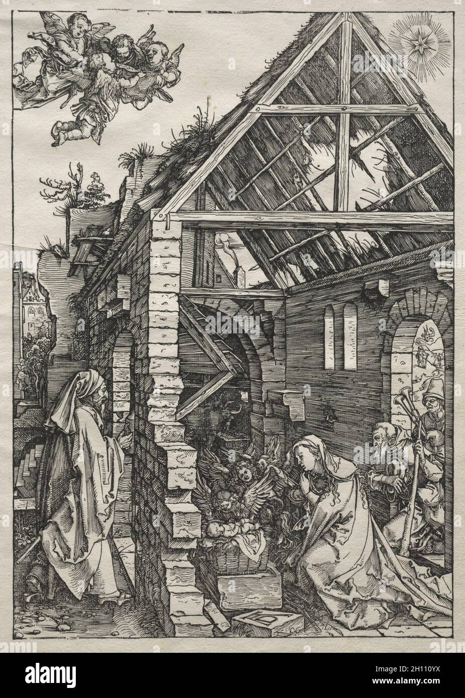 Life of the Virgin: The Nativity, 1504-1505. Albrecht Dürer (German ...