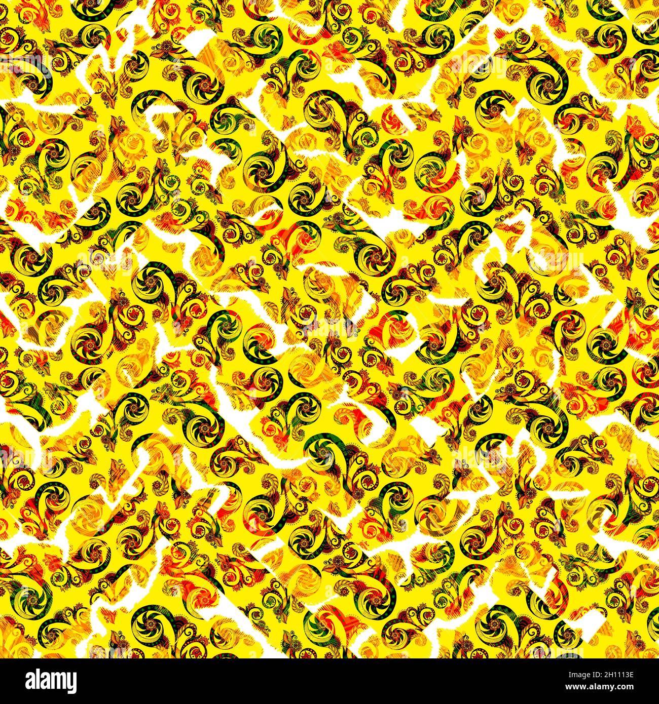 colorful textile print patterns, pillow designs Stock Photo - Alamy