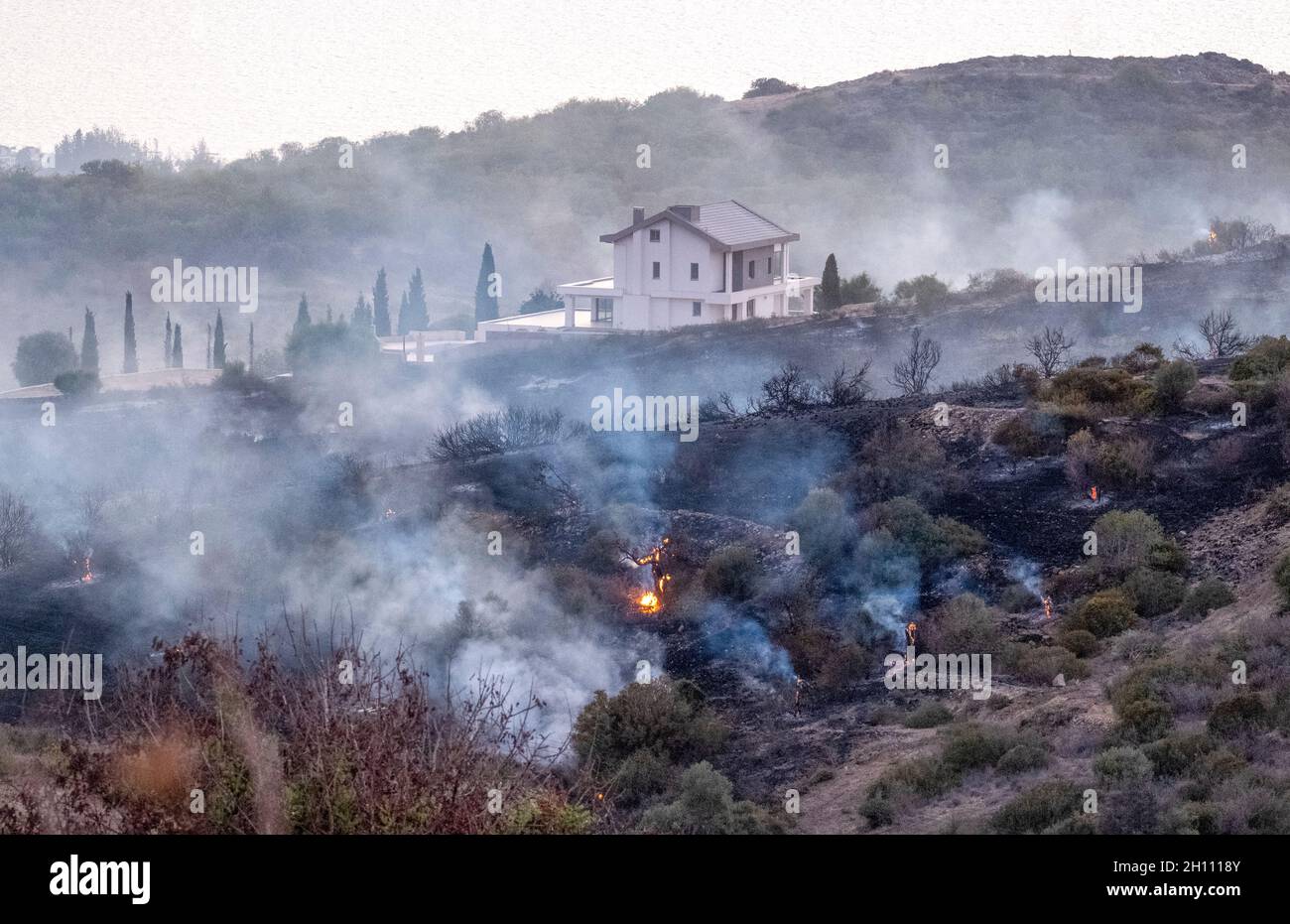 Wildfire containment cyprus hi-res stock photography and images - Alamy