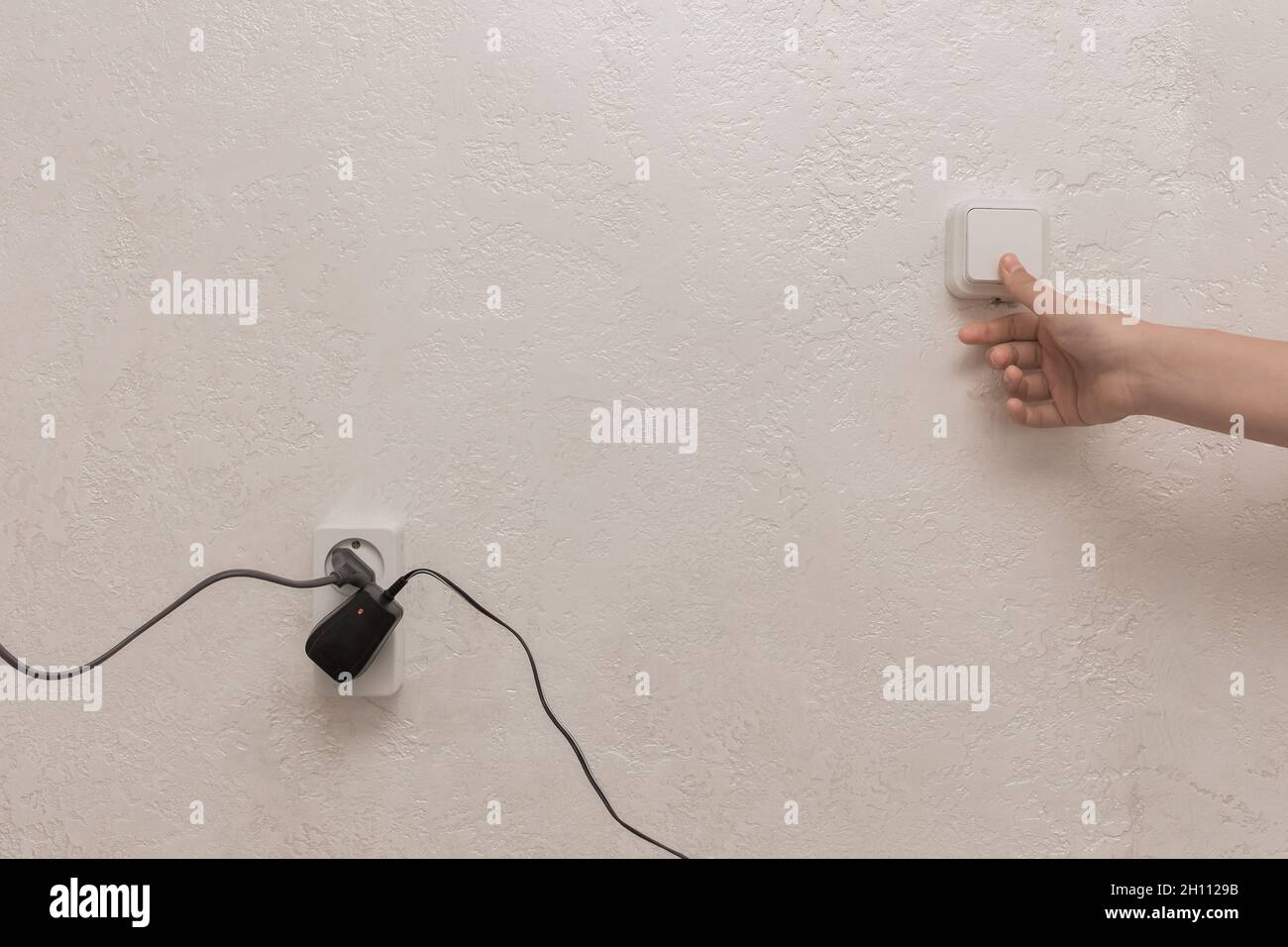 Home electrical appliances, plug and socket safe use, power of ...