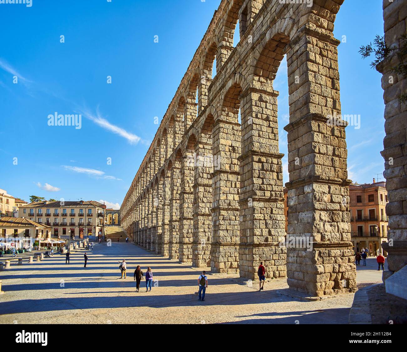 Aqueduct of Segovia. Castile and Leon, Spain Stock Photo - Alamy