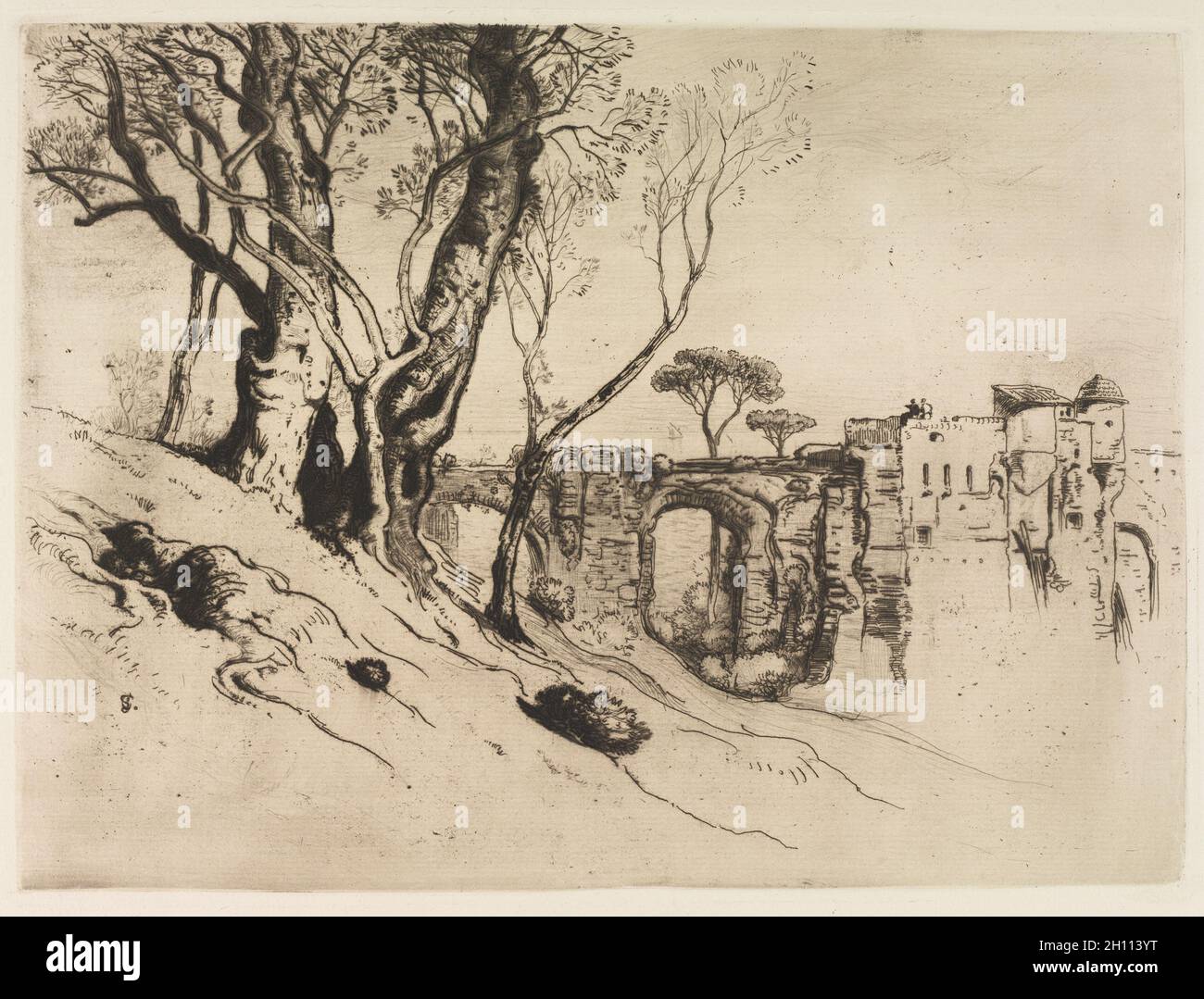 Olive Trees of the Riviera, c. 1875. Samuel Colman (American, 1832-1920 ...