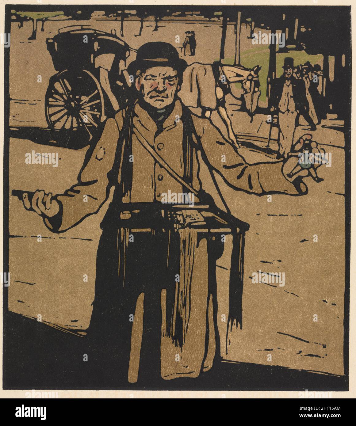 London Types: Hawker, 1898. William Nicholson (British, 1872-1949 ...