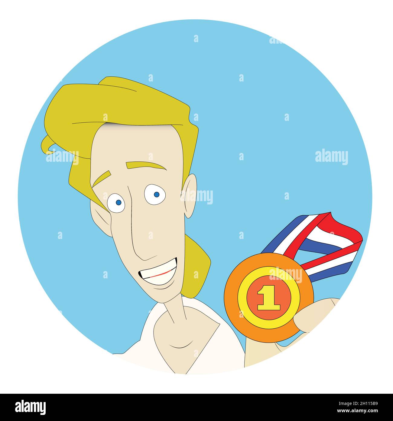 Cartoon gold man Stock Vector Images - Alamy