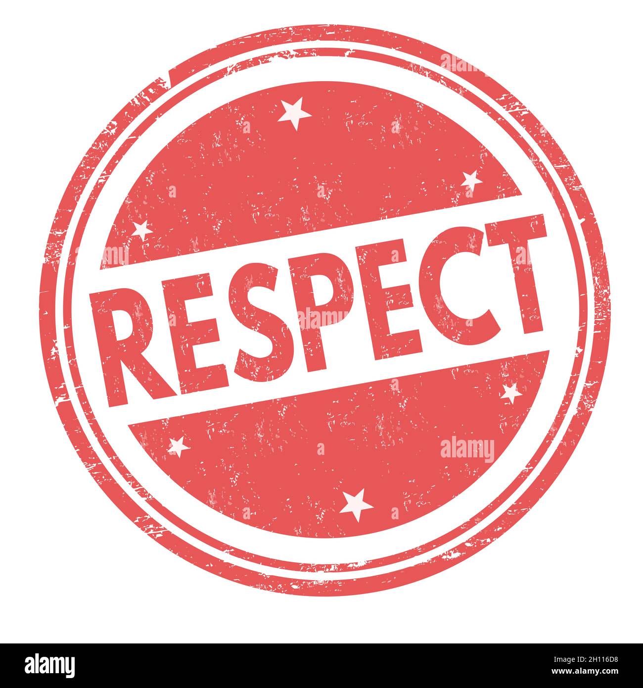 Respect grunge rubber stamp on white background, vector illustration ...
